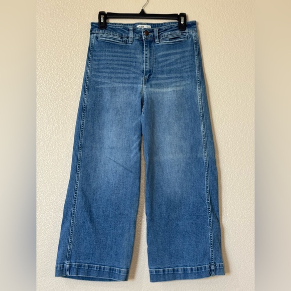 Oat New York | Jeans | Oat New York Blue Wide Leg Jeans | Poshmark